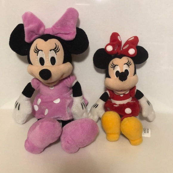 Disney | Toys | Disney Minnie Mouse Plush Dolls Medium Small Plush ...